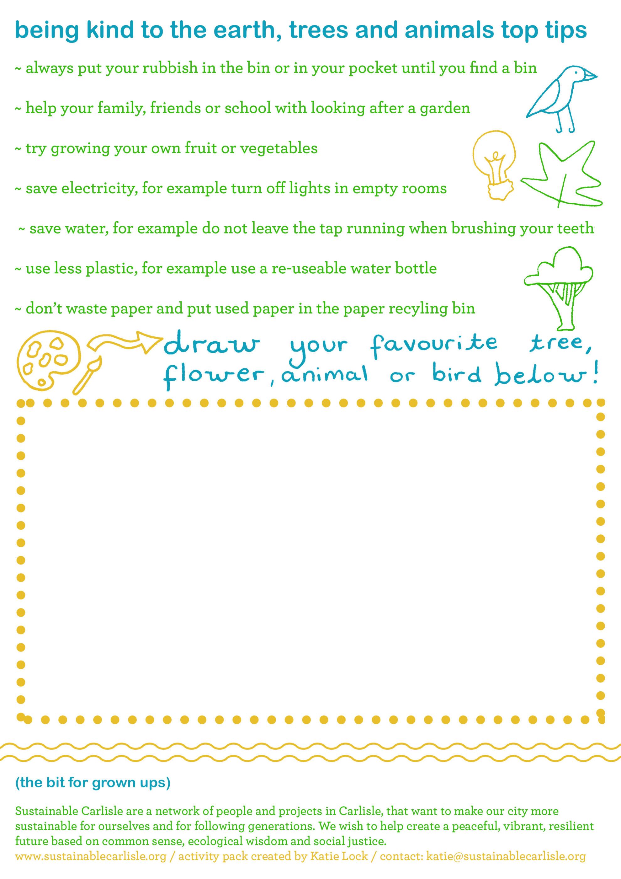 National Tree Week Activity Pack – Sustainable Carlisle